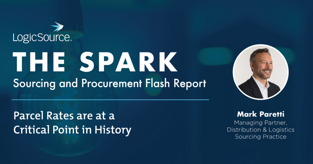 The Spark: Parcel Rates are at a Critical Point in History ...