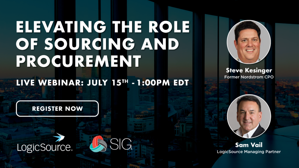 Webinar: Elevating the Role of Sourcing and Procurement - LogicSource ...
